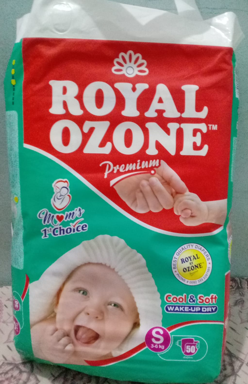 ROYAL OZONE Baby Dry Diapers (Premium) – Small – 50 Pcs | Daraz.pk