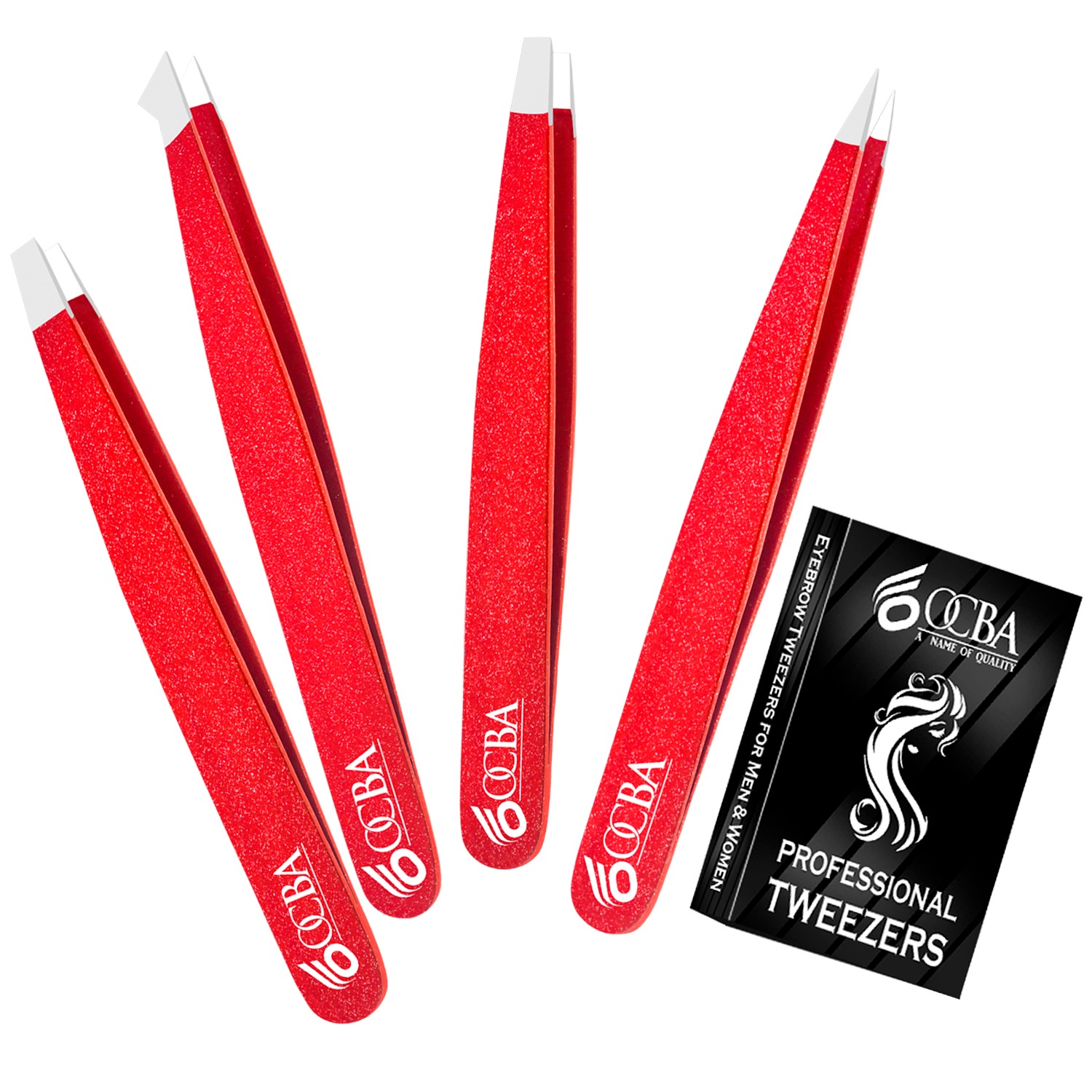 Clearance Items SHARPEND 4-Piece Professional Stainless Steel Tweezer ...