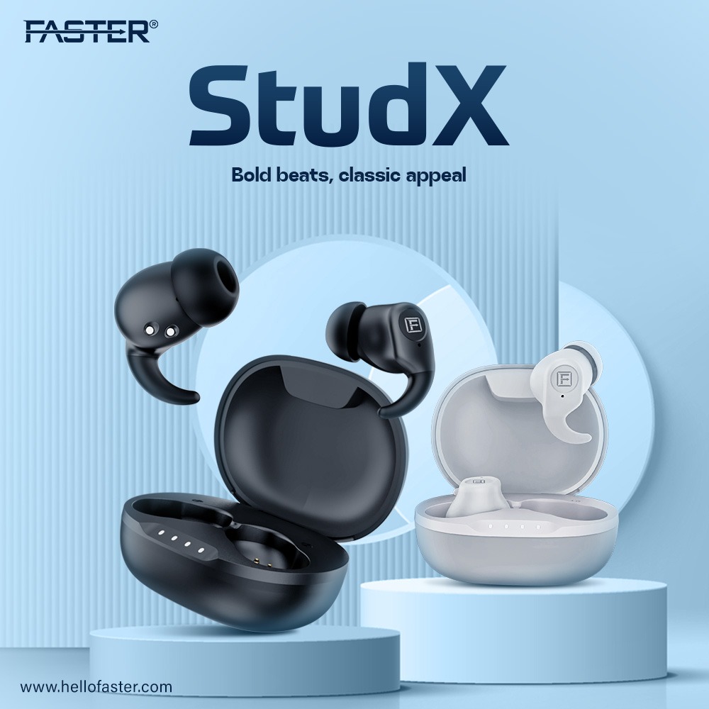 FASTER Stud X Earbuds – Bold Beats | Daraz.pk