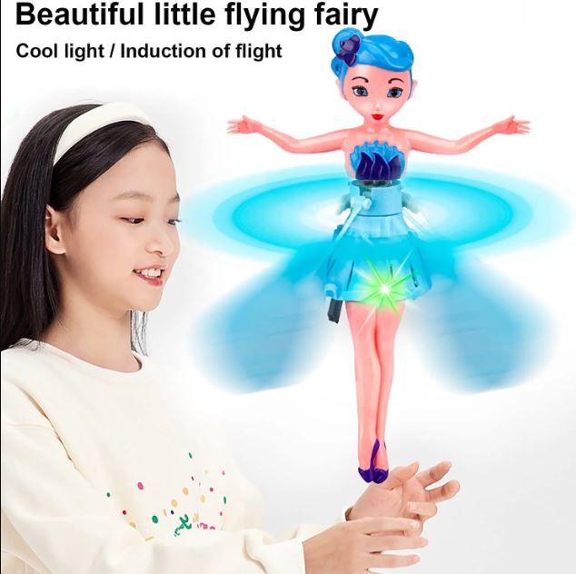 Sensor Princess Flying Doll Magic Flying Fairy Princess Doll Sky Dancer ...