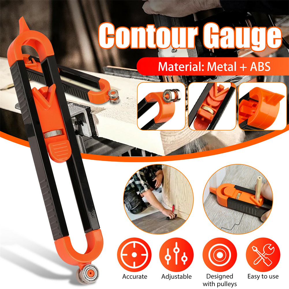 LE Precise Contour Gauge With Lock Adjustable Locking Function Profile ...
