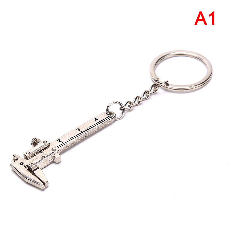 New Portable 0-4cm Mini Vernier Calipers Keychain Measuring Gauging ...