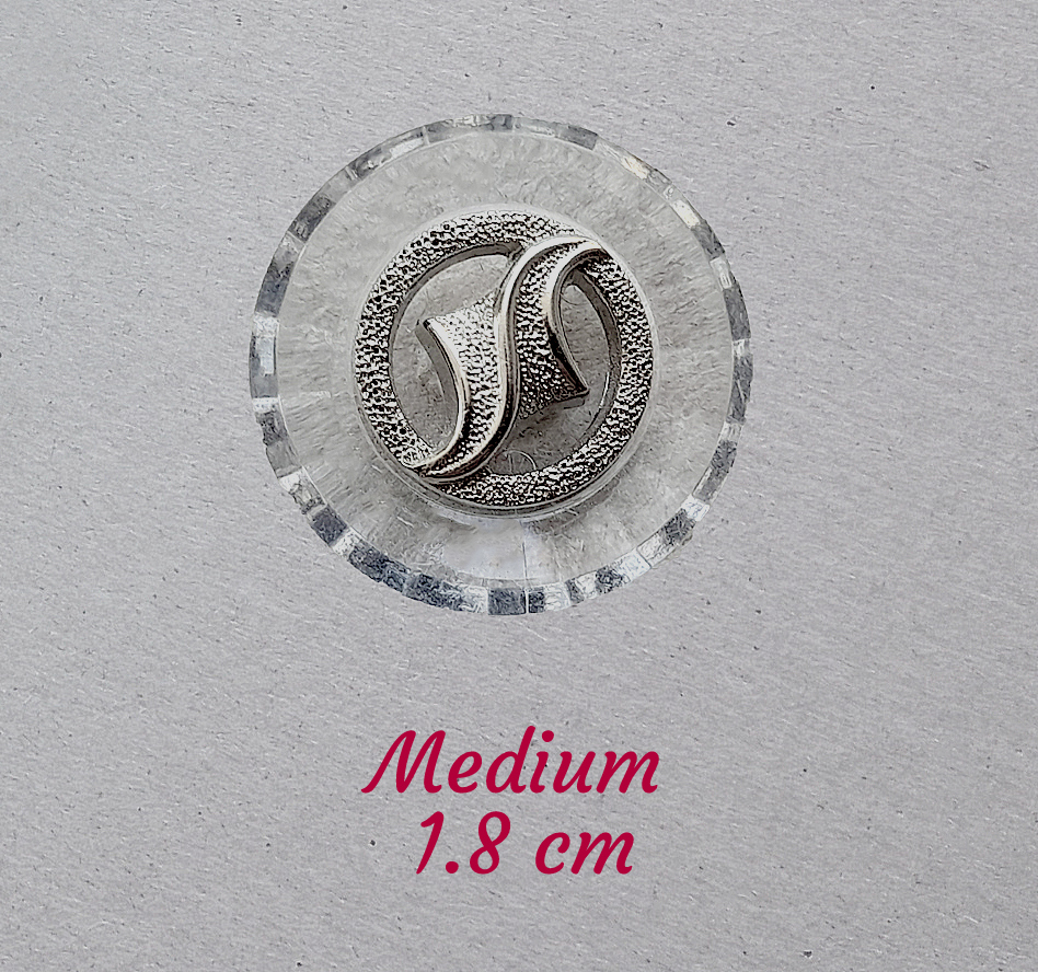 4-Pieces Elegant glass-plastic fancy Buttons | Fancy Buttons for Men ...