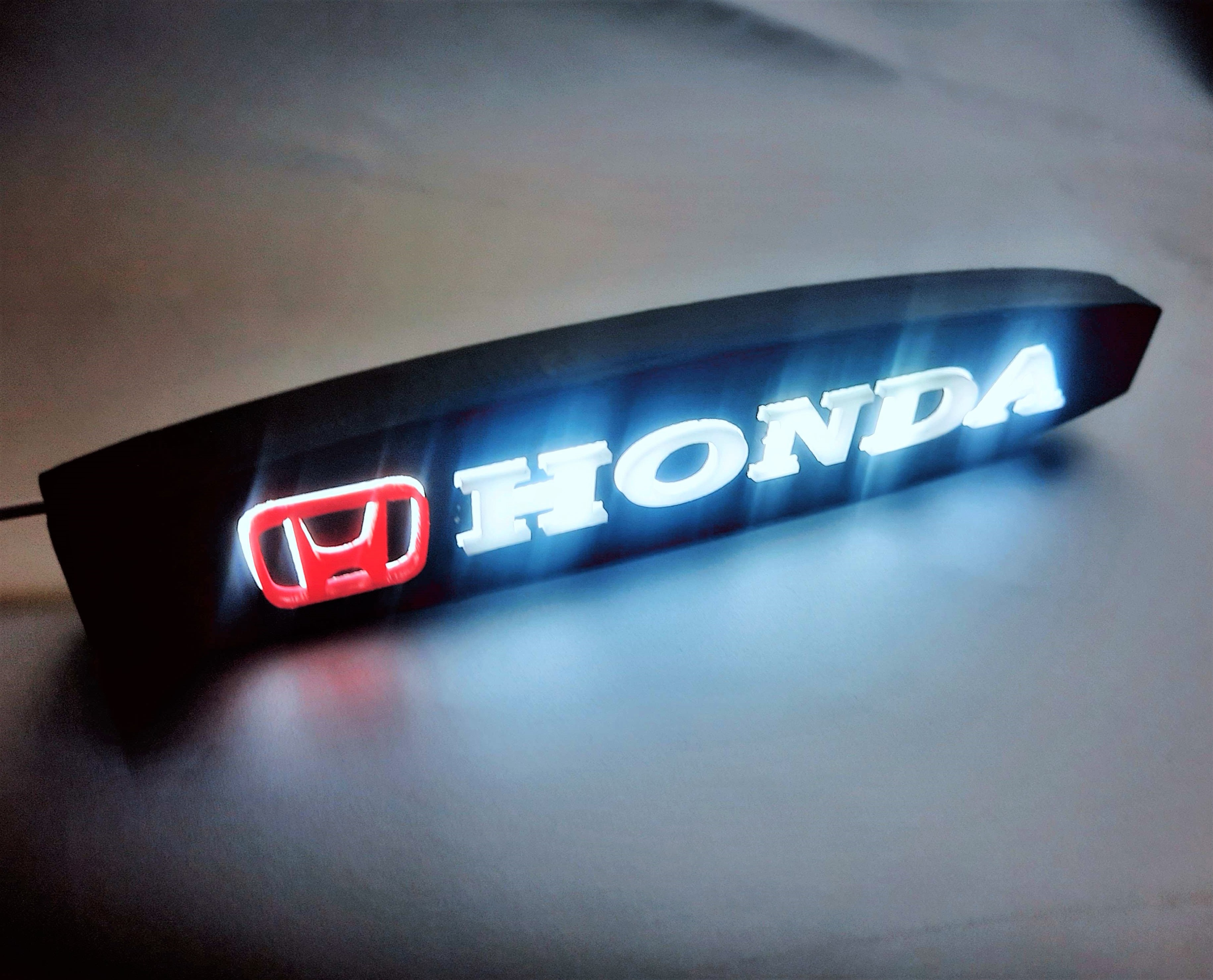 3D Honda Led Monogram Light DRL Universal Fit For Bike | Daraz.pk