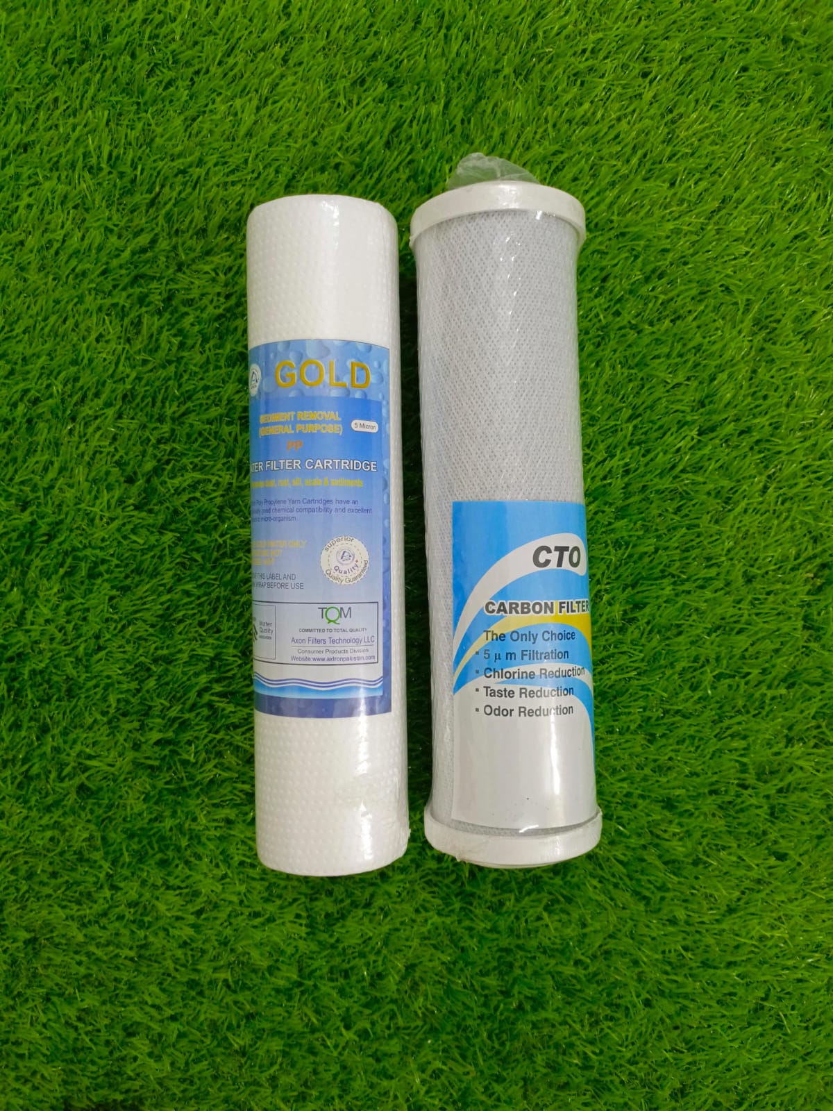PPF pp sediment cartridge first stage and Carbon Block CTO second stage ...