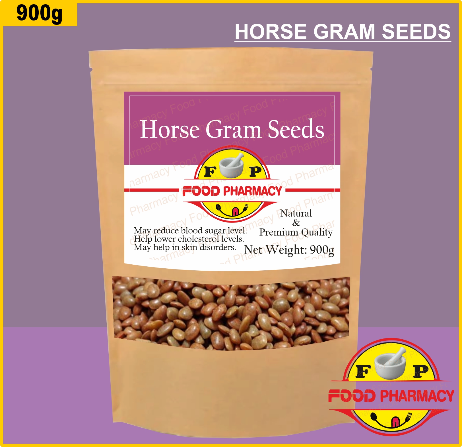 Horse Gram Seed / Kulthi Dal Seeds-900 Gm | Daraz.pk