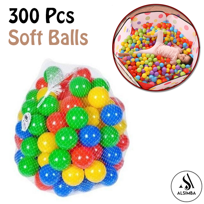 Soft Plastic Tent Balls Set for Play House Tent and Swimming Pool - 300 ...