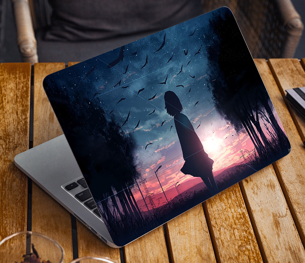 digital-art-artwork-illustration-fantasy-art laptop back vinyl skin ...