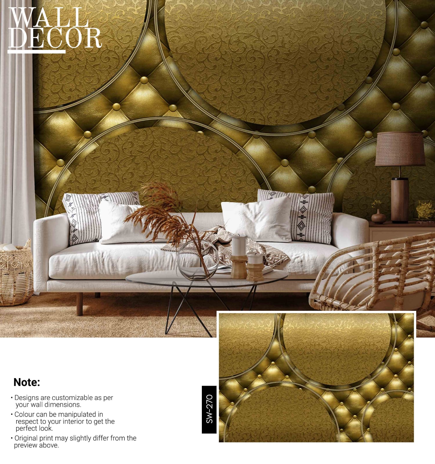 Wall Decor Wallpaper Room Decoration 3D Flex Wallpaper 8*10 Size | Daraz.pk