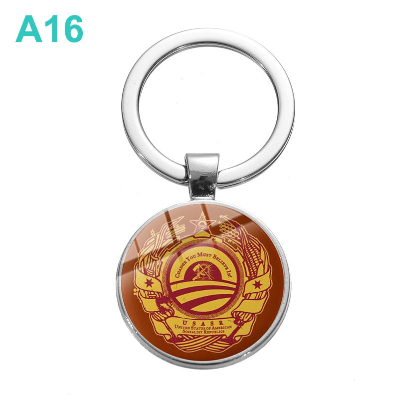 USSR Soviet Badges Keychain Sickle Hammer CCCP Russia Emblem Communism ...