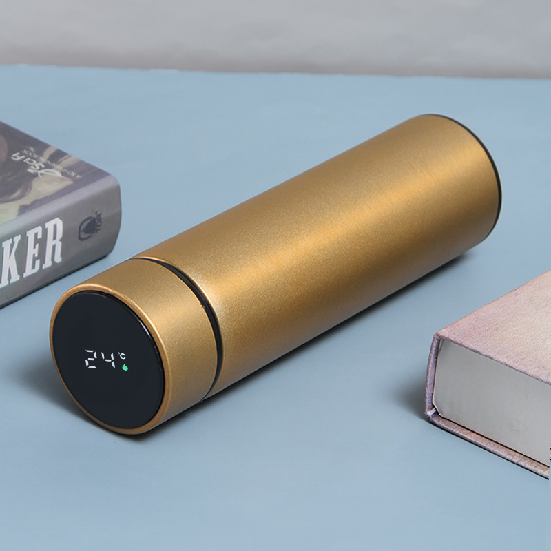 Temperature Water Bottle Smart Thermos Water Bottle LED Temperature ...