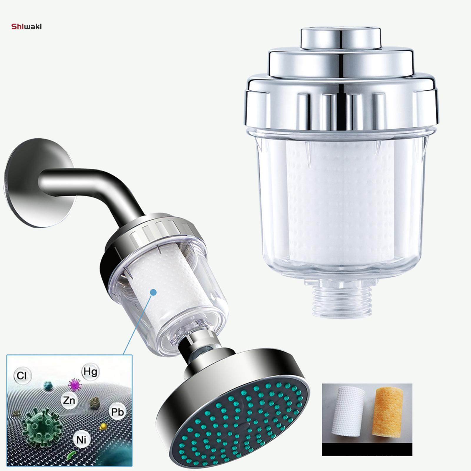 Inline Shower Filter Reusable Faucet Filter Under Sink Bathing Line ...
