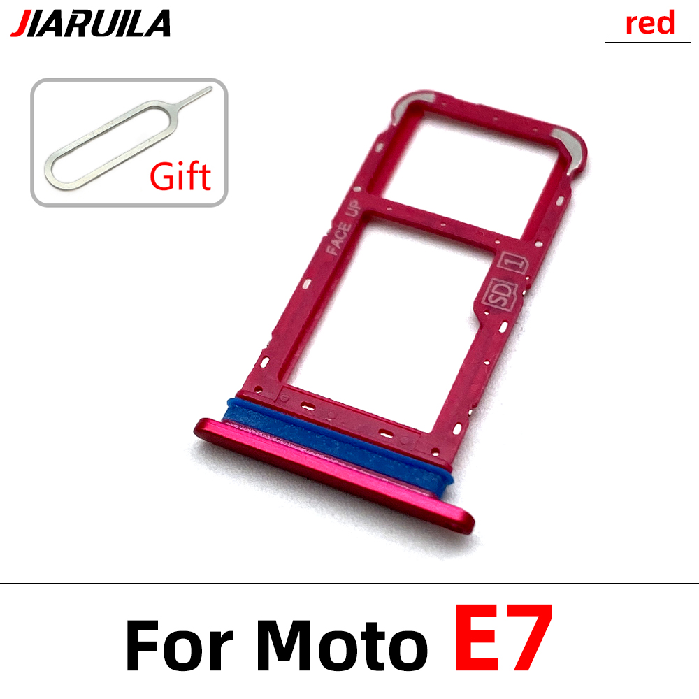 New SiM Tray For Moto E6 Play E6s E7 Plus E7i Power E20 E40 SIM Card ...