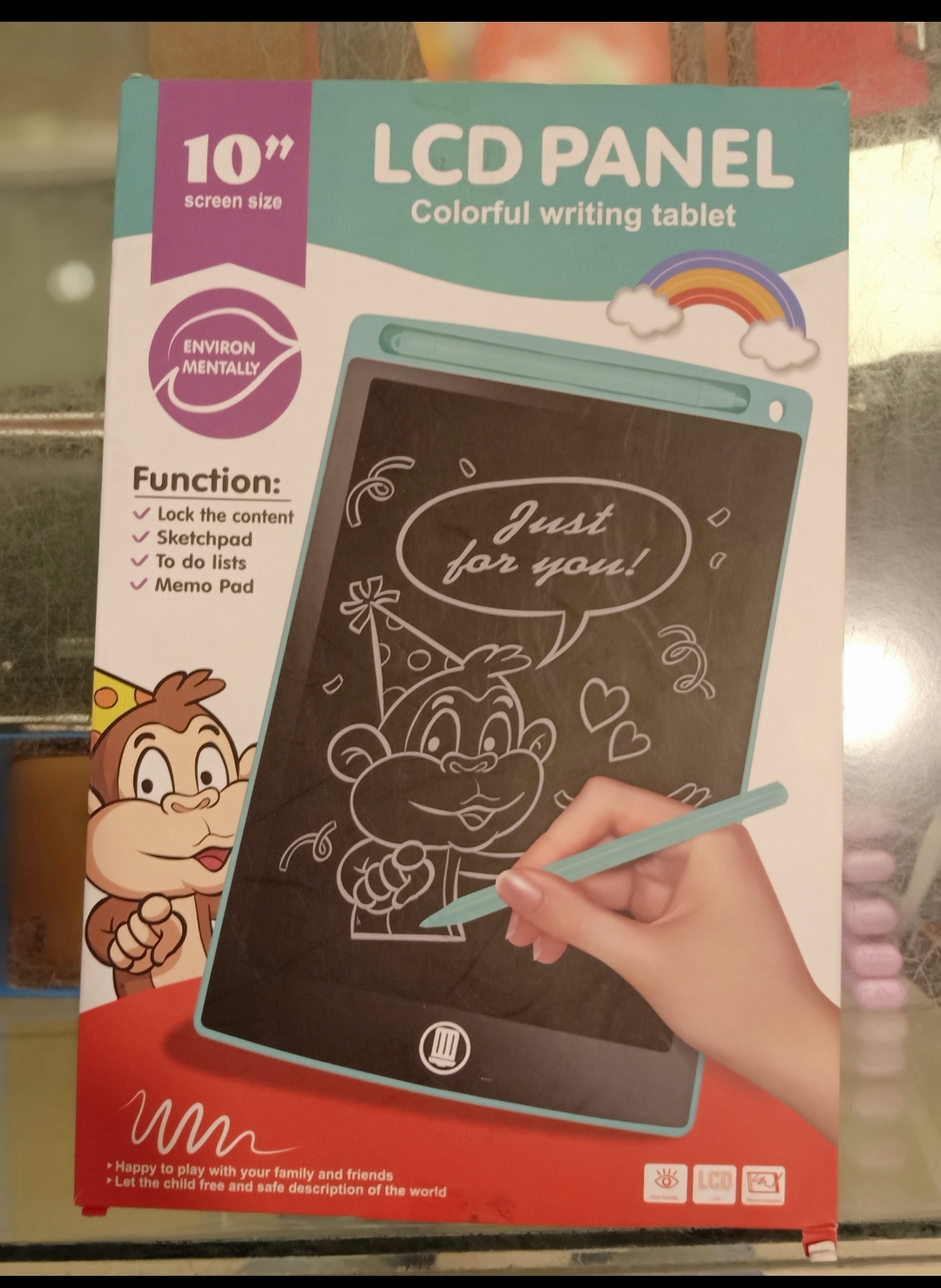 Lcd tablet colourful writing panel 10 inches | Daraz.pk