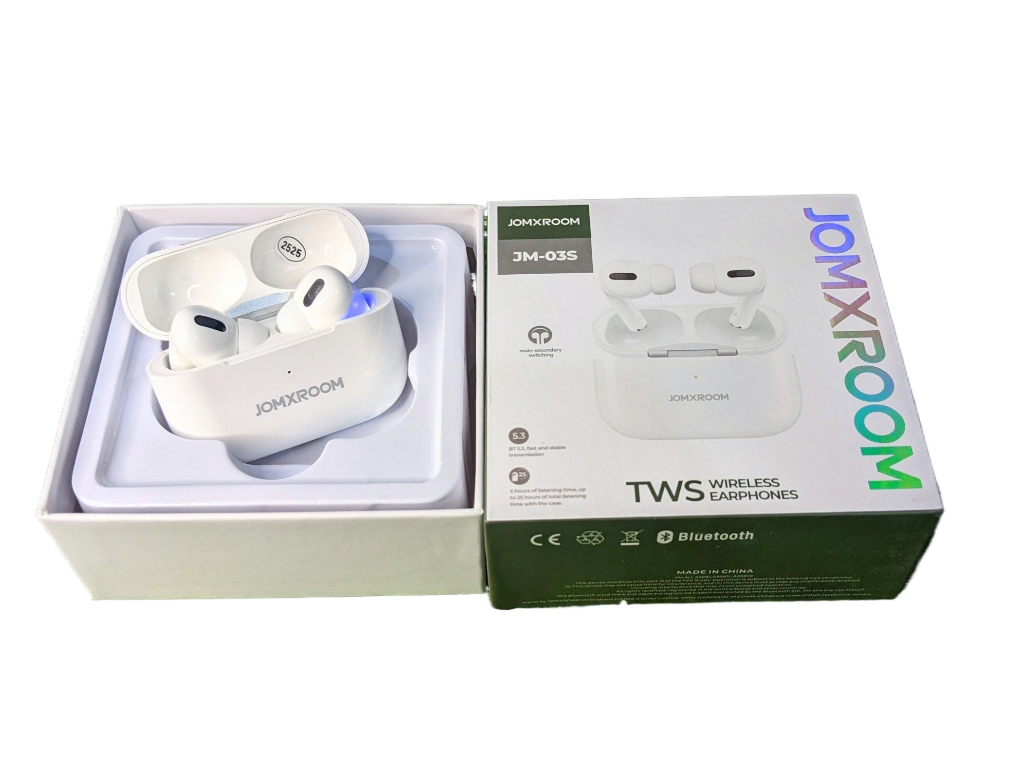 Jomxroom JM-03s TWS Wireless Airbuds | Blue tooth Calling and Hifi ...