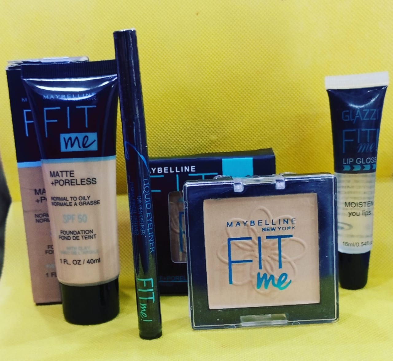 Fit-Me 4-in-1 Beauty Deal: Foundation Tube, Marker Liner, Face Powder ...