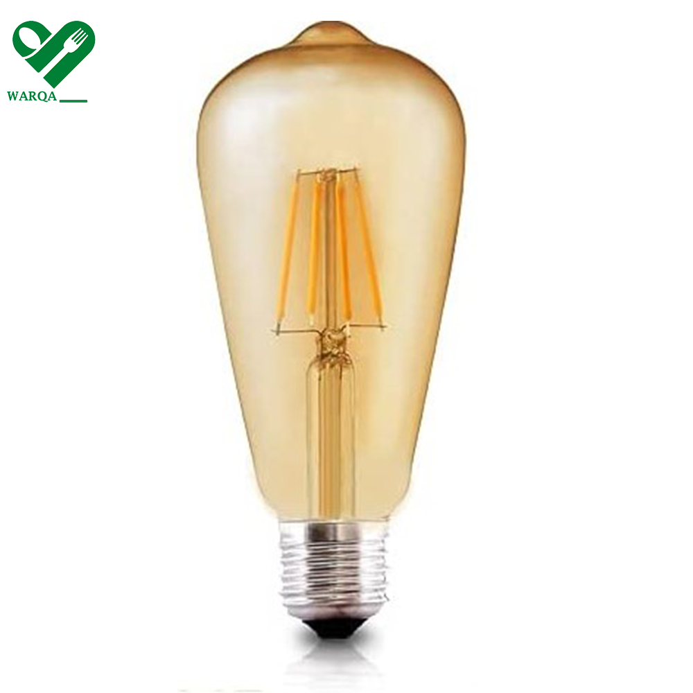 Vintage LED Edison Bulbs 4W, Antique Style ST64 LED Filament Bulbs with ...