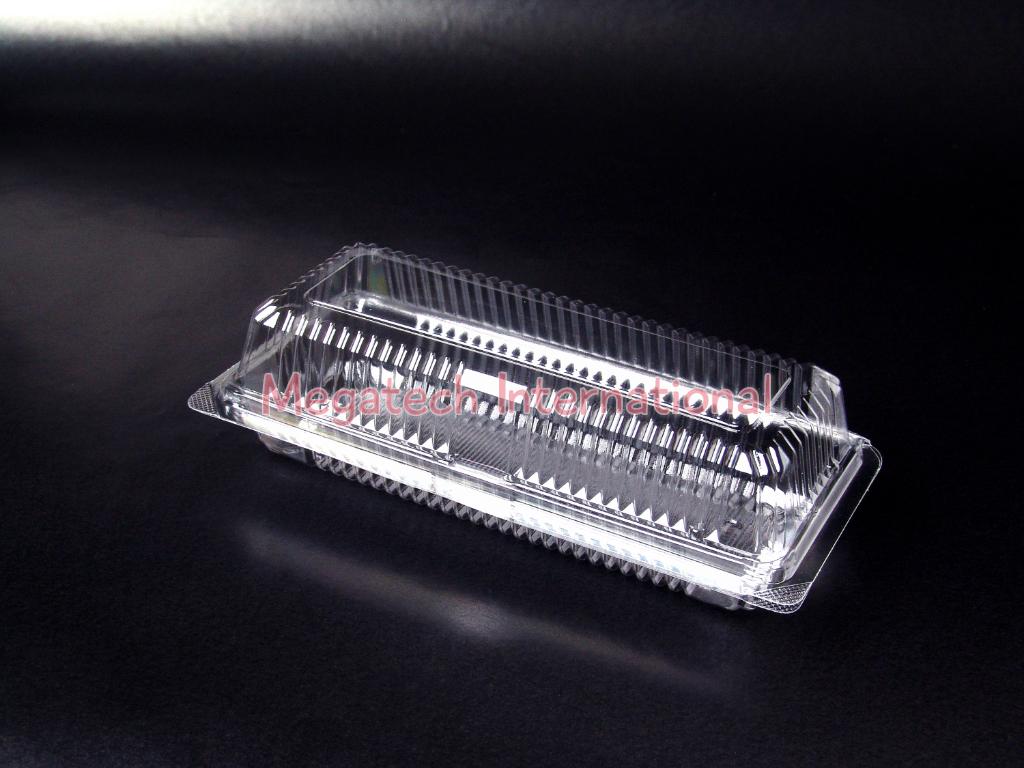 [25pcs per pack] Bakery Disposable Plastic Clear Food Box (OPS-H16L ...