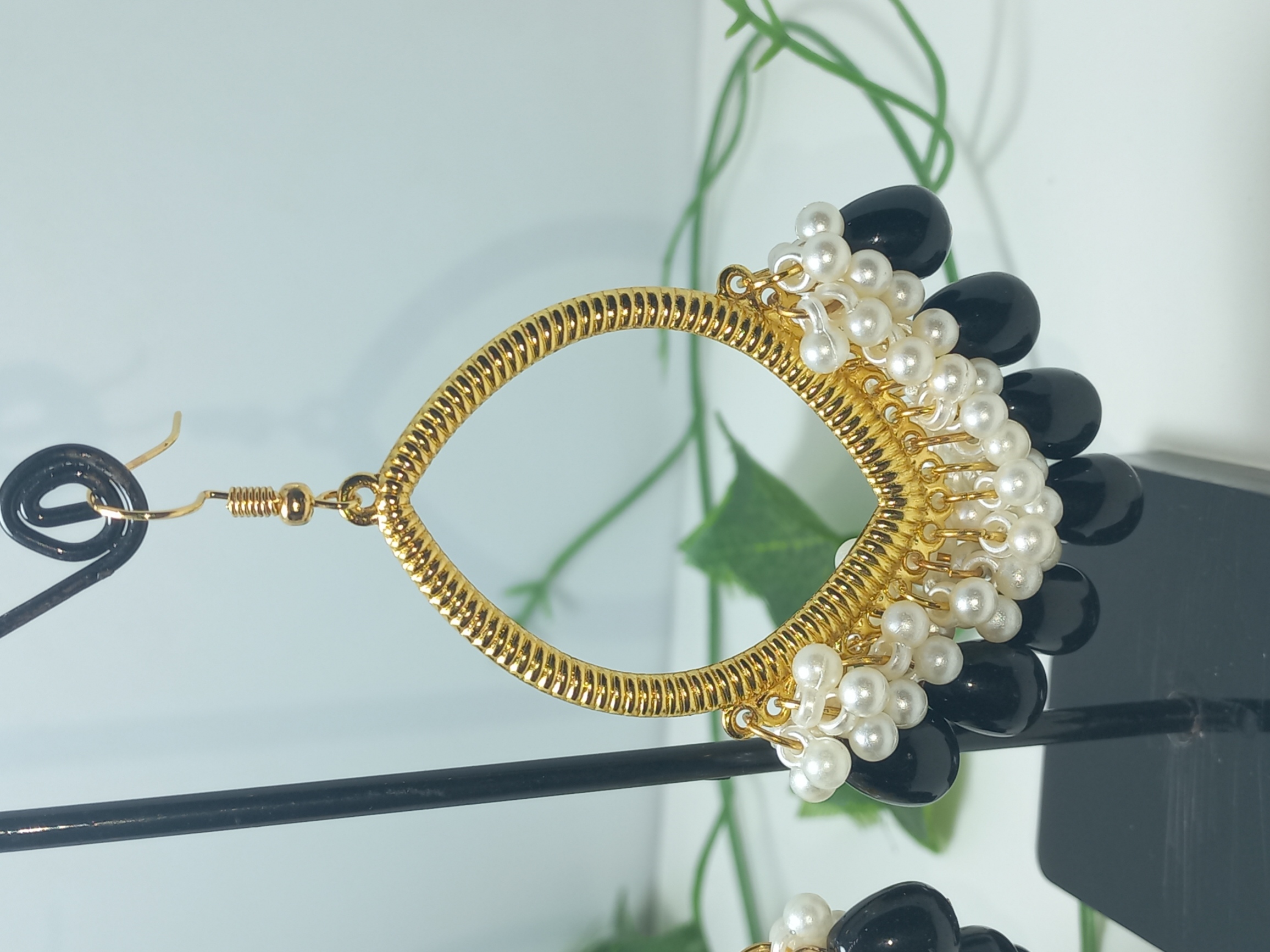 2pcs (1 pair), Metal Resin Jhumka Earrings / Bezel / Jhumka Base, about ...