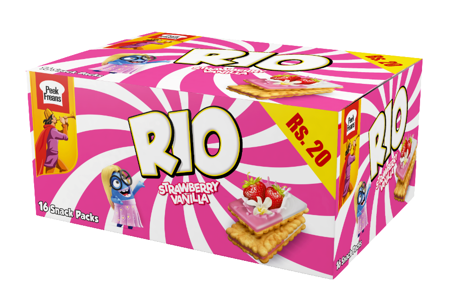 Peek Freans Rio Strawberry Vanilla Snack Pack | Daraz.pk