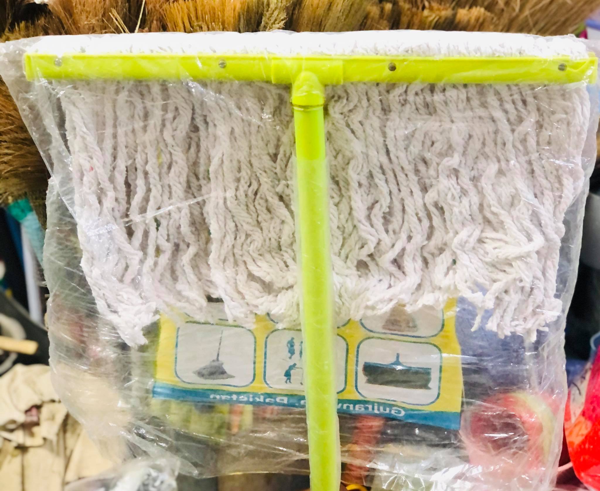 Mop - Cleaning Mop with Long Handle - Long Cloth Floor Mop - Heavy Duty ...
