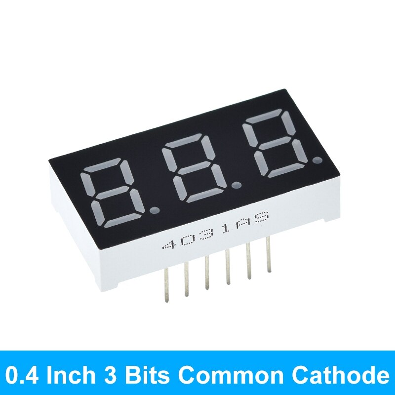 10Pcs 0.4 Inch Digital Tube LED 1Bit 2 Bit 3 Bit 4 Bit Clock Common ...