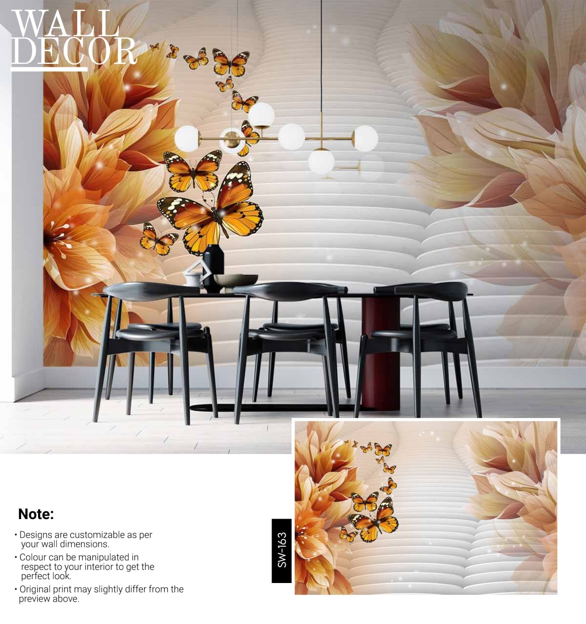Wall Decor Wallpaper Room Decoration Flex 3D Flex Wallpaper 12*12 ...
