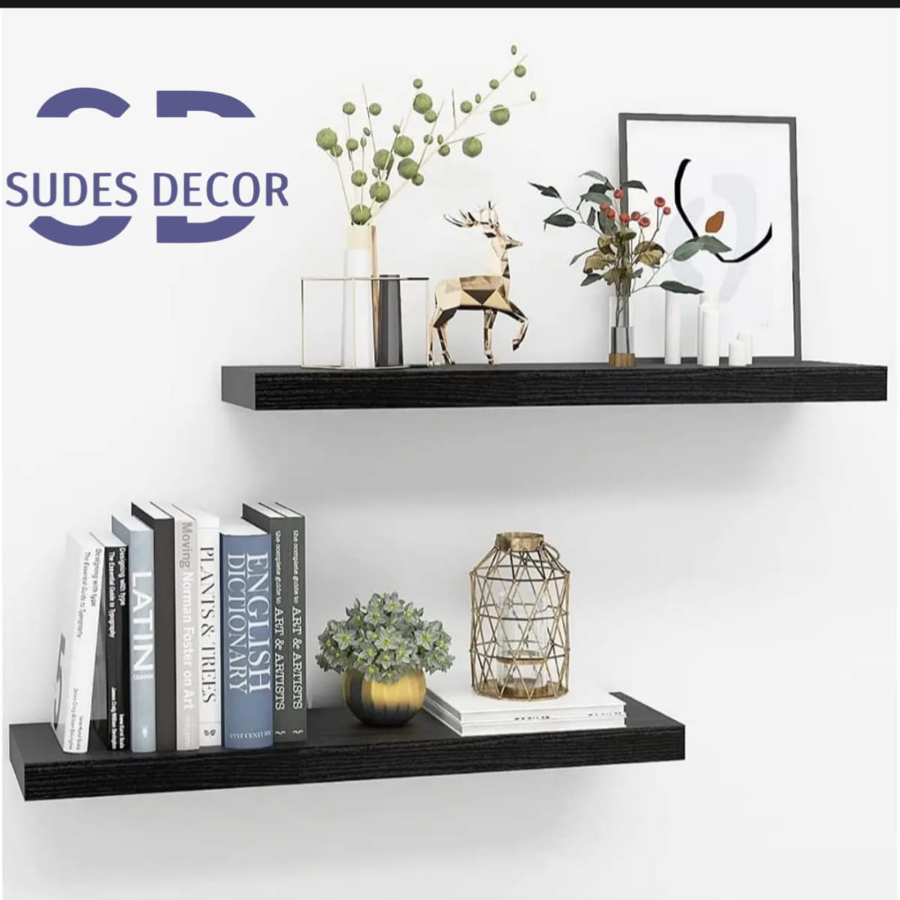 Floating Shelves Book Shelf Wall mounted shelf Wall hanging shelves ...