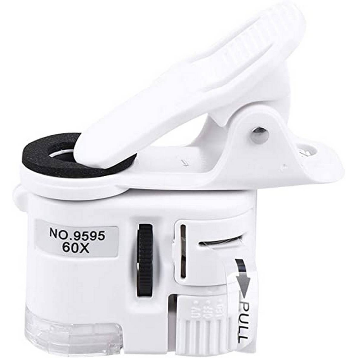 60X Phone Microscope Lens Magnifier Clip With LED Light | Daraz.pk