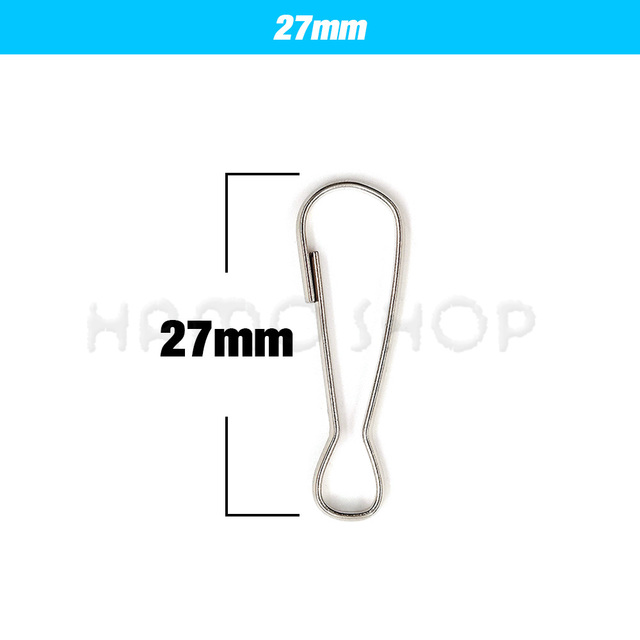 50p Metal Snap Spring Clip Hooks Buckle Zipper Pull For Purse Zipper ...