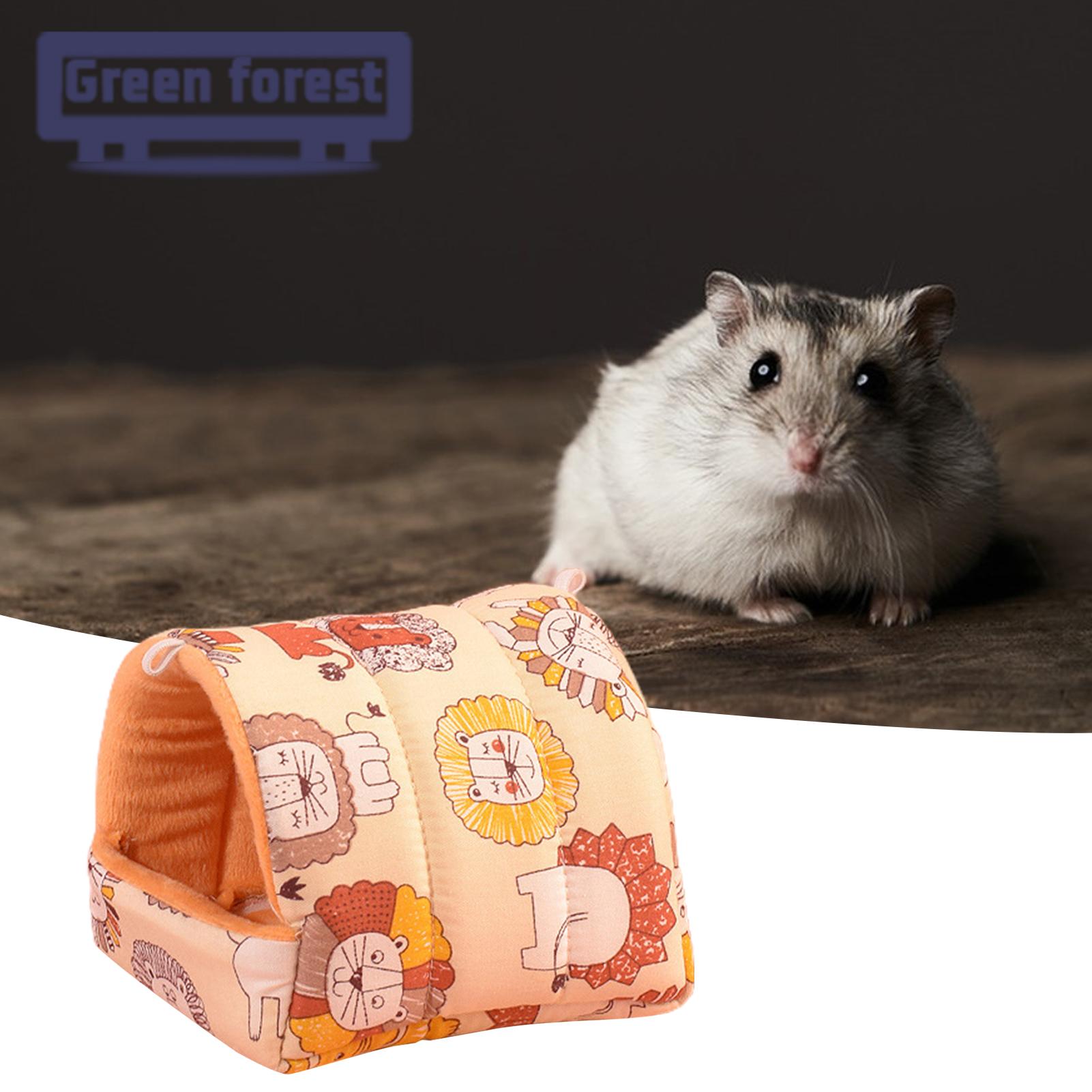 Green forest Hamster Cotton Nest Semi-closed Kangaroo Bear Pattern ...