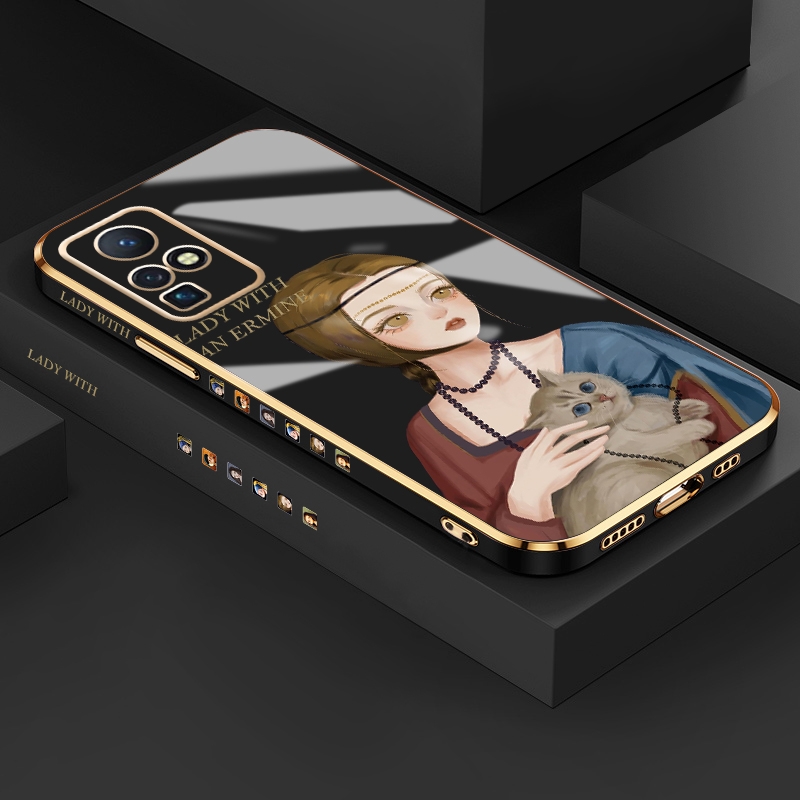 YIWESAN For Infinix Zero X Pro Case Fashion Tide Girl Side New Design ...