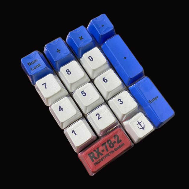 Keycap Mechanical Keyboard 17key Number Numpad Caps Leycap PBT Material ...