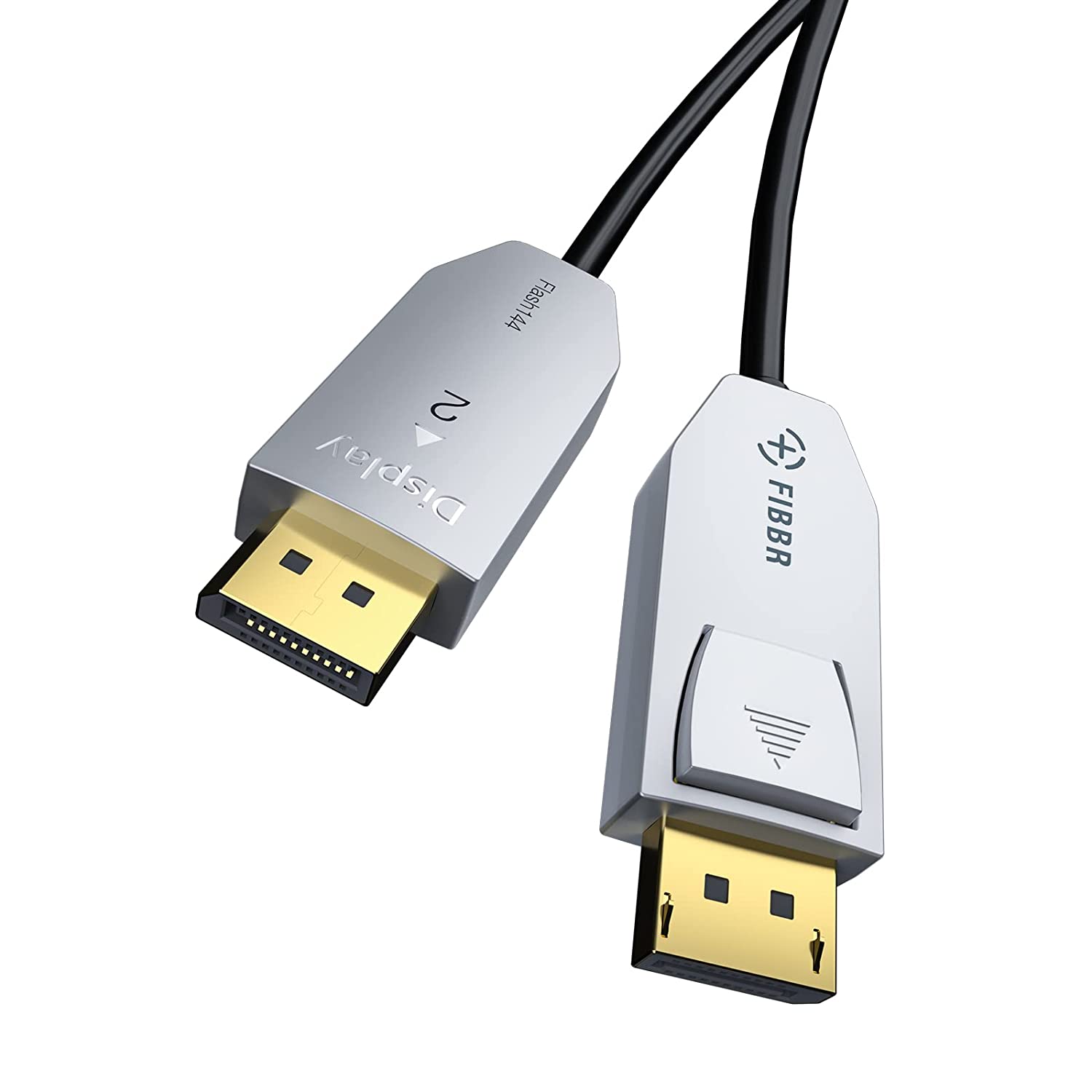 FIBBR 8K DisplayPort 1.4 Fiber Optic Cable DP to DP Cable 32.4Gbps ...