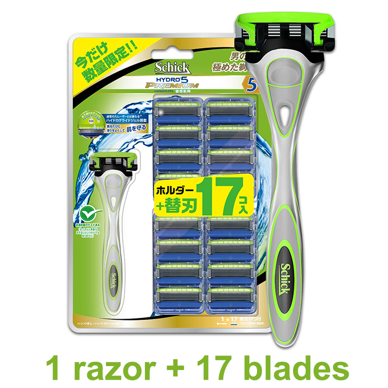 New Original Schick Hydro 5 Razor Set (9 Blades + 1 Razor) Best Men ...