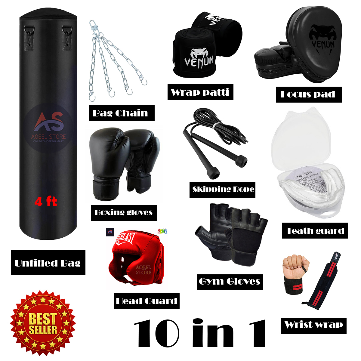 Boxing bag, Punching bag Two feet, Three feet, Four feet, Five feet ...