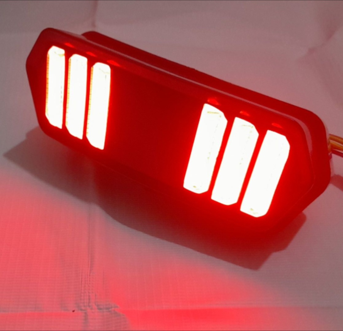 LED Back Light with DRL & Turn Signal for Motorcycle Universal back ...