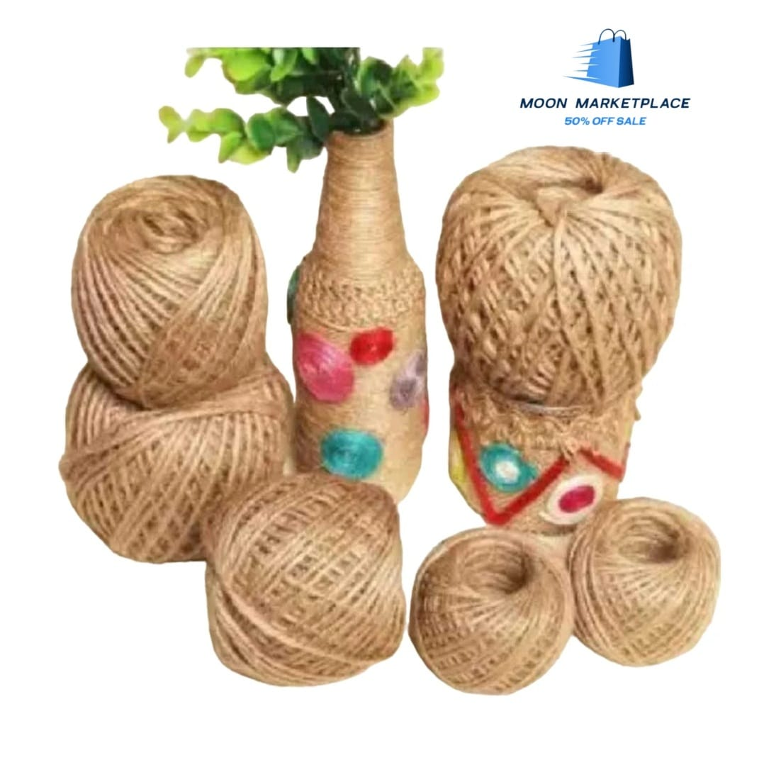 Handy Craft Jute Rope Brown Jute Rope Simple – Jute Thread Simple ...