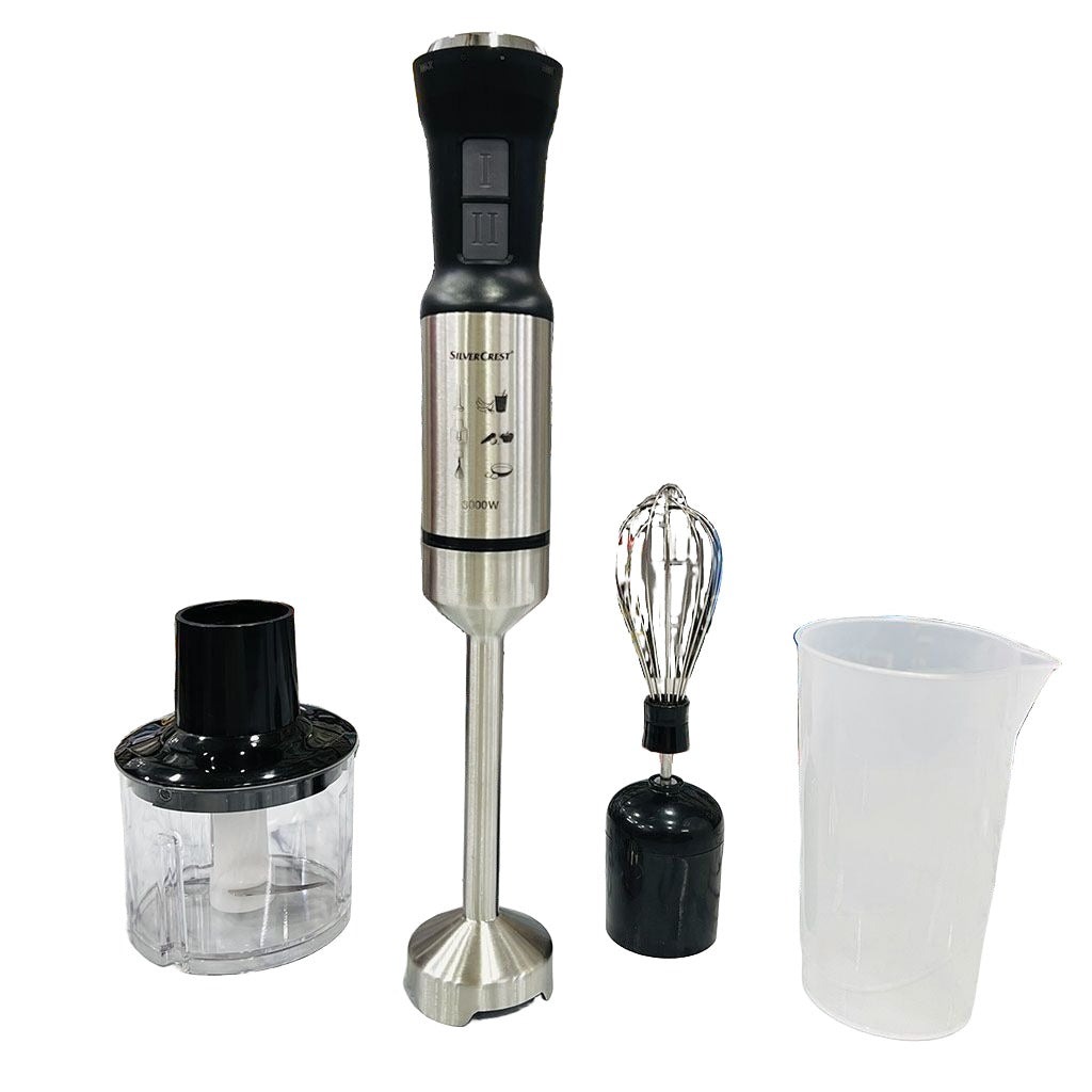 Silvercrest® 4 in 1 Electric Hand Blender with Powerful Motor Hand Rod ...