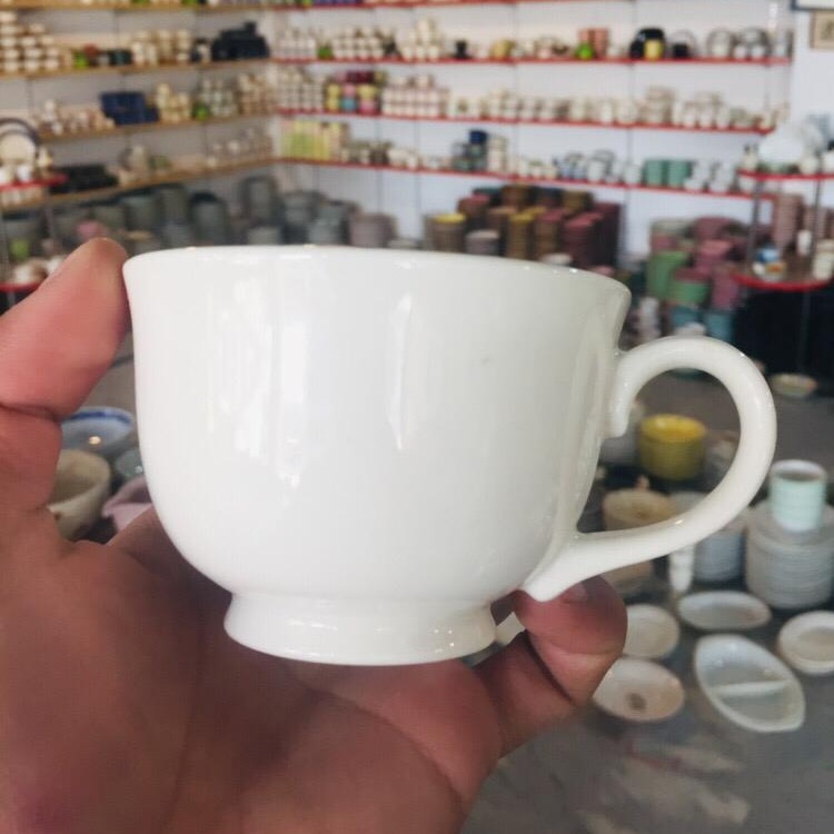 6 piece set of imported quality bone made tea cups | Capacity: 180ml ...