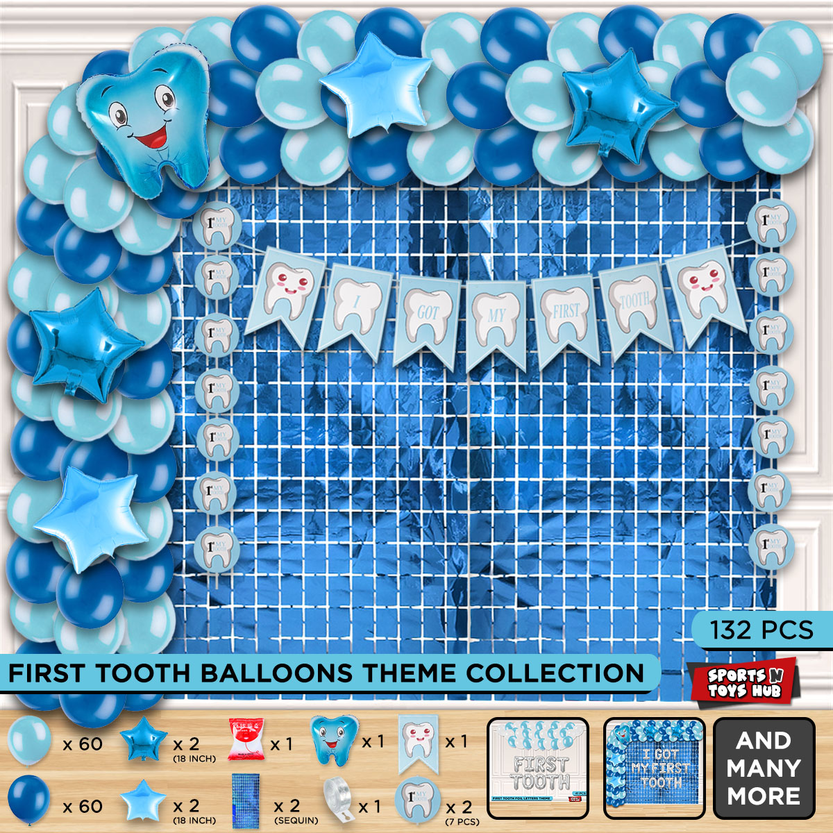 First Tooth Card Banner Theme Collections, Baby's First Teeth ...