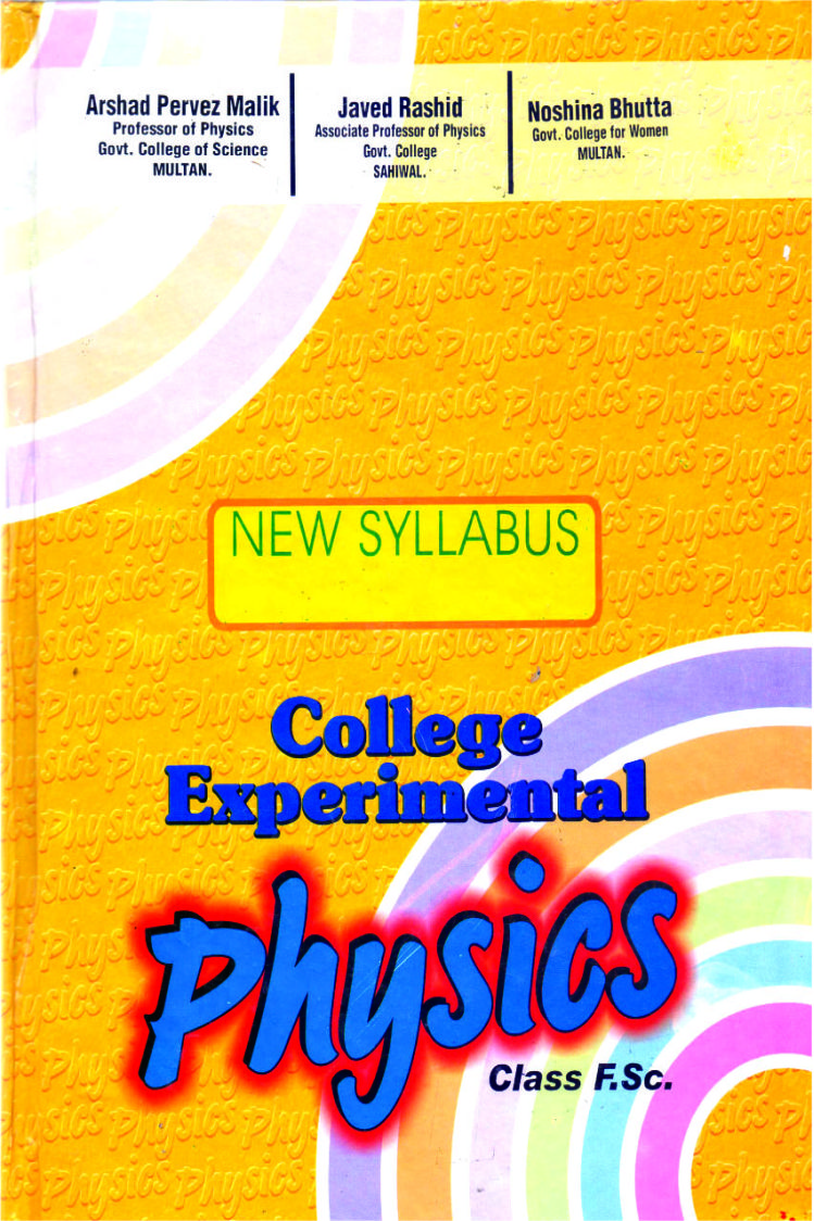 College Experimental Physics Practical Note Book Class Fsc by Prof ...