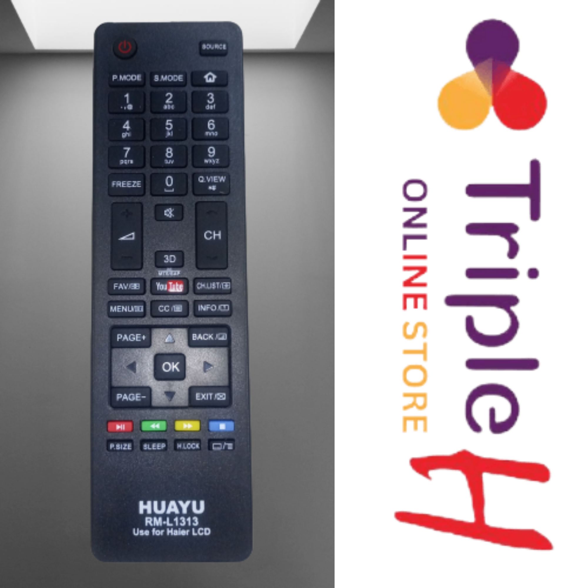 Haier_ LCD/LED Universal Remote Control Original Huayu RM-L1313 With ...
