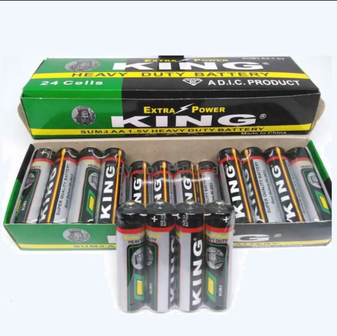 Pack of 24 Heavy Duty Battery AA Cell 1.5V - Extra Power - Clock Cell ...