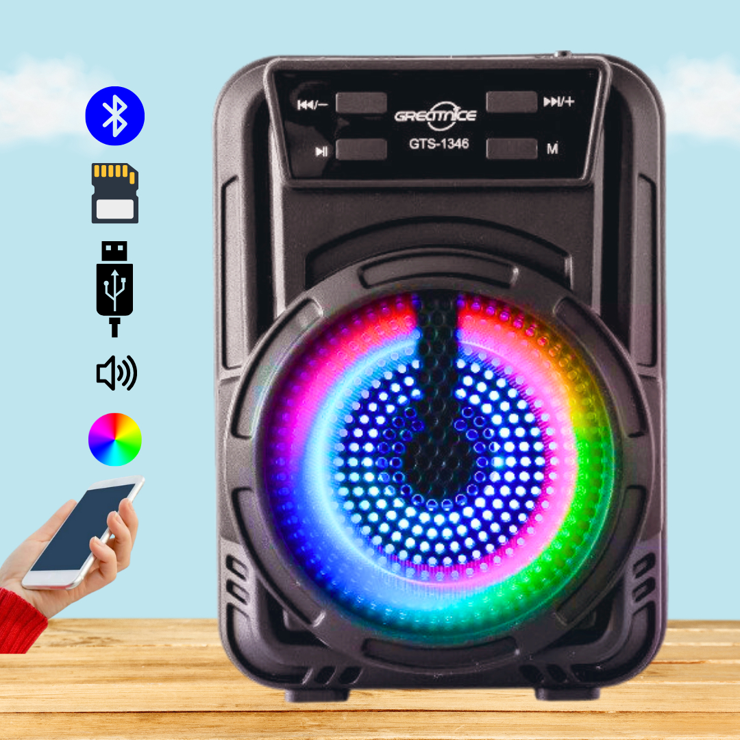 Bluetooth Wireless Rgb Speaker - Mini Portable, Rechargeable Bluetooth ...