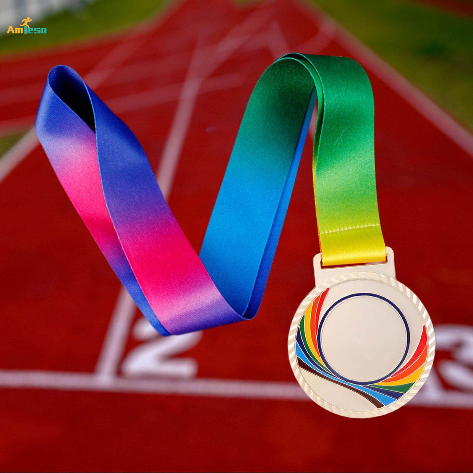 Award Medal 1ST 2ND 3rd Prizes Award Gift Winner Medal with Neck Ribbon ...