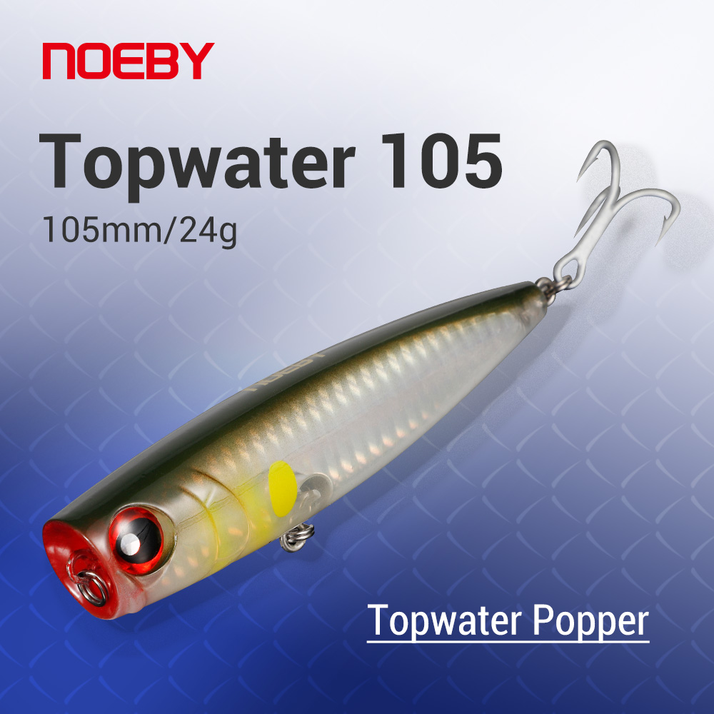 NOEBY Popper Lure Hard Fishing Lure Artificial Bait Saltwater Sea ...