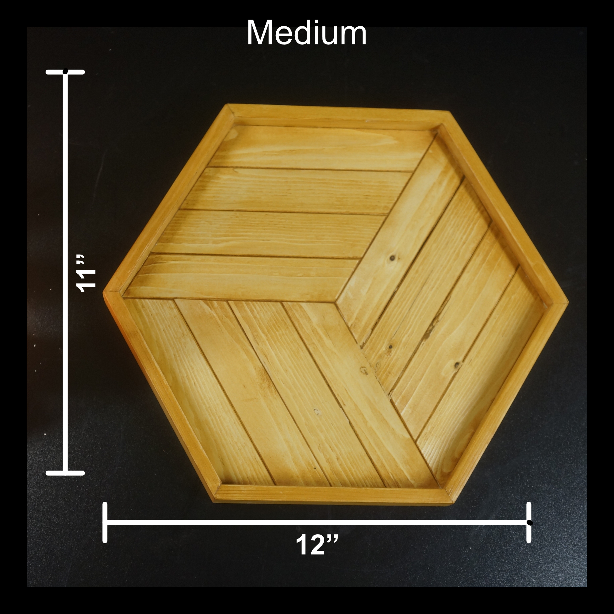 handmade trays set , 3 trays set , serving trays set , hexagon tray set ...