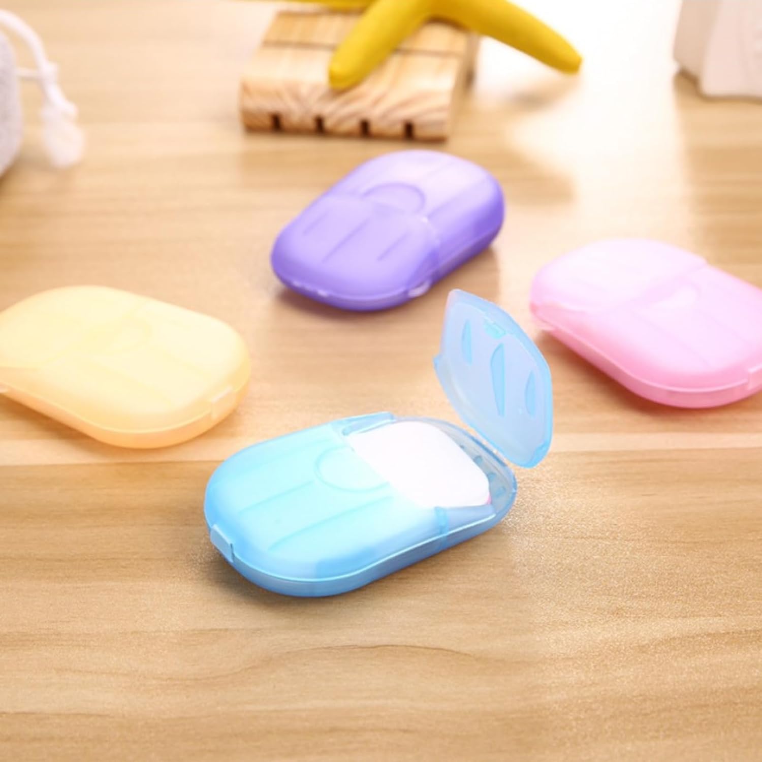 Disposable Mini Flower Soap Paper - Tube Shape Bottle Paper Soap For ...