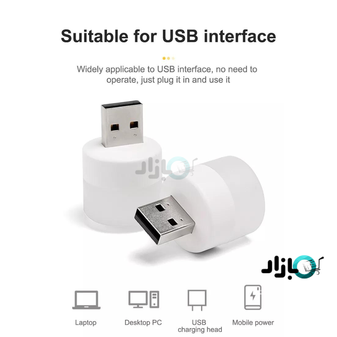 Mini USB LED Bulbs White Sharp Light, Mini USB Portable LED Lights ...